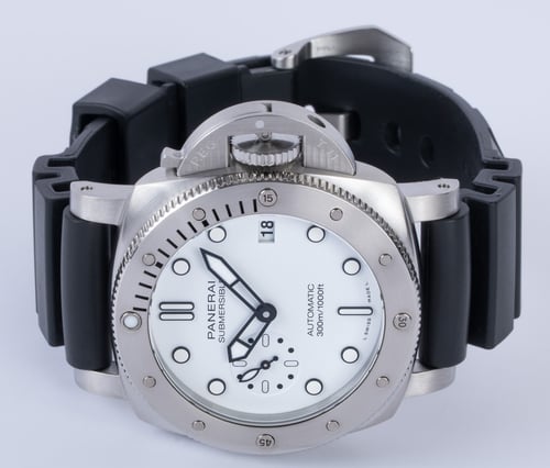 Panerai Submersible 42 Bianco : PAM01223 Used Watch For Sale