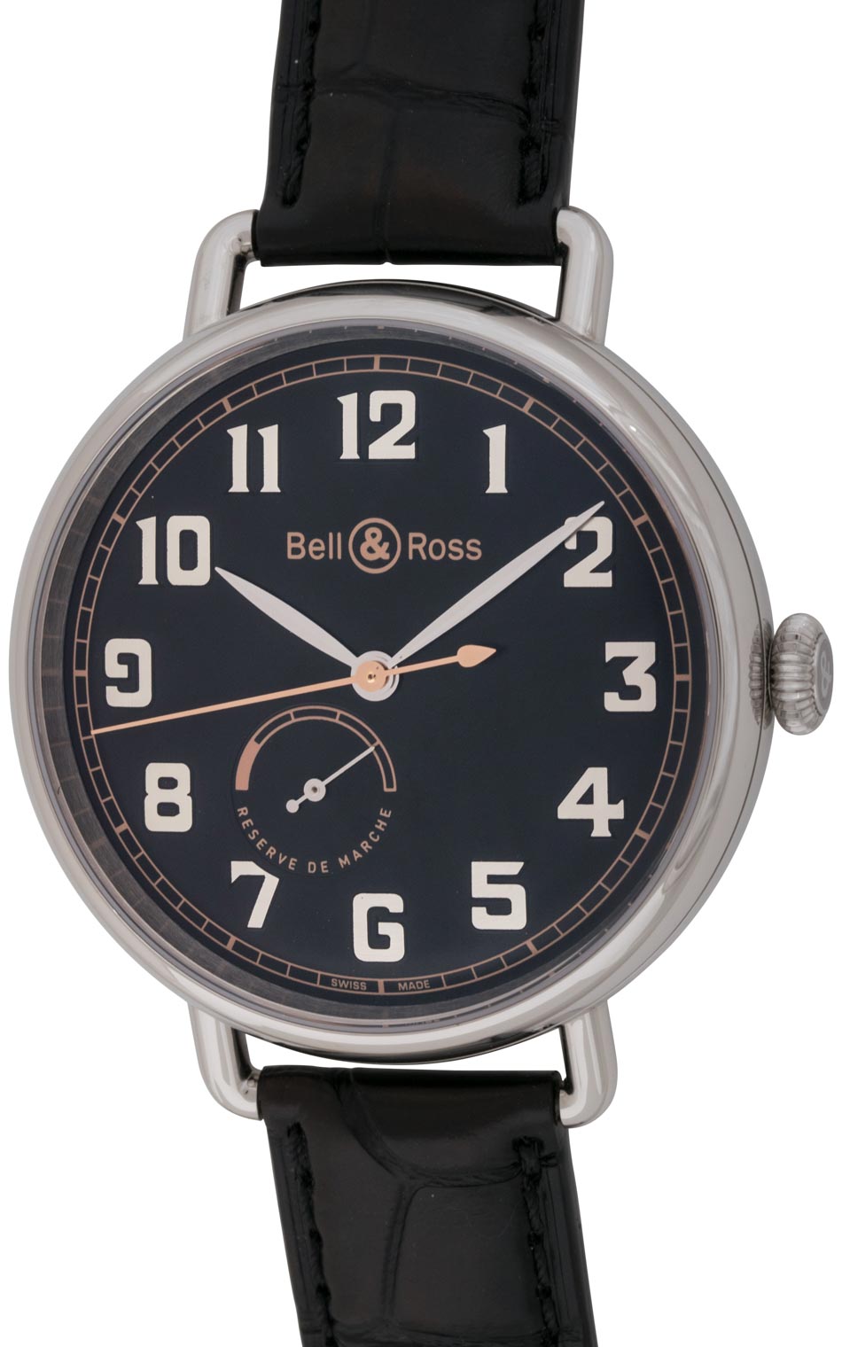Bell & Ross - WW1-97 Heritage : BRWW197-HER-ST/SCR : SOLD OUT : black dial