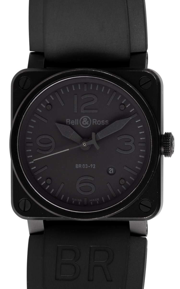 Bell & Ross - BR 03-92 Phantom : BR03-92-PHANTOM : SOLD OUT : black dial