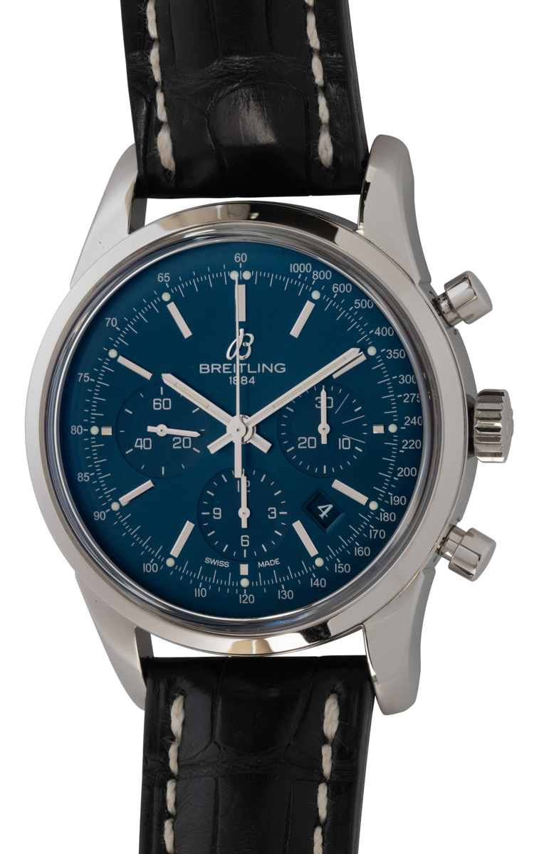 Breitling - Transocean Chronograph LE : AB015112/C860 : SOLD OUT : blue ...
