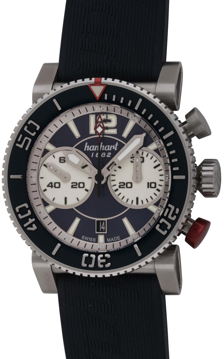 Hanhart - Primus Diver : 742.270 : SOLD OUT : blue / luminous dial on ...