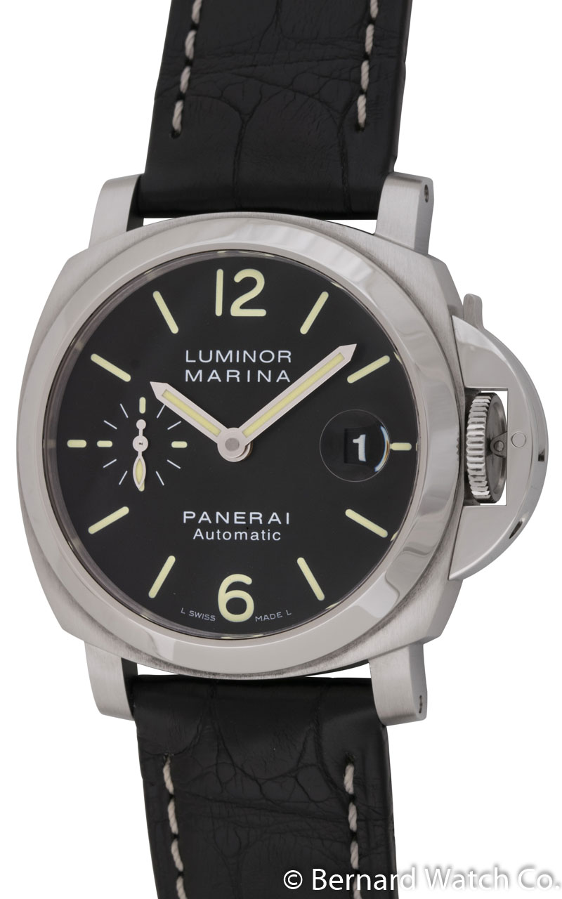 Panerai - Luminor Marina : PAM 48 : SOLD OUT : black dial on black ...