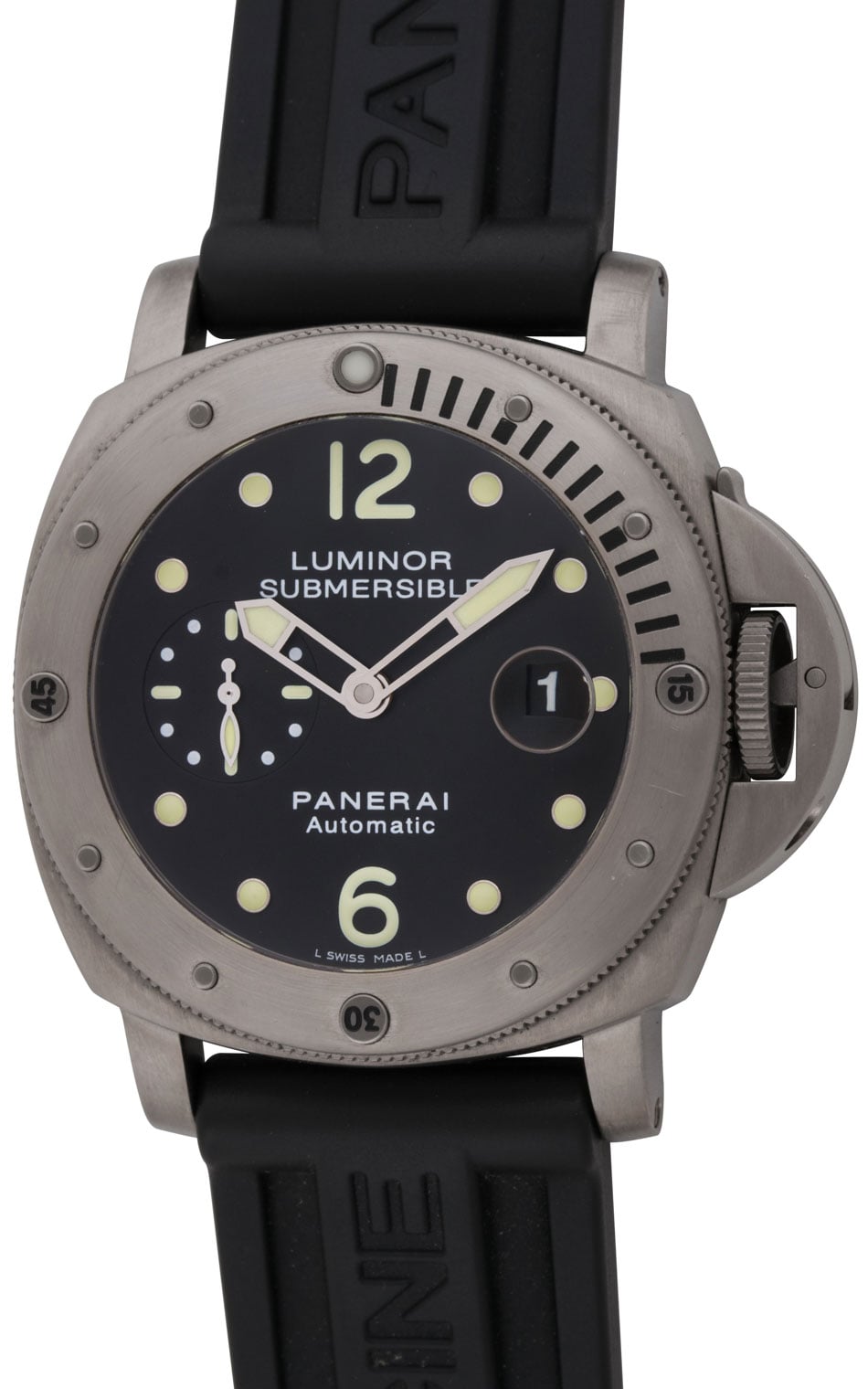 Panerai - Luminor Submersible : PAM 25 : SOLD OUT : black hobnail dial