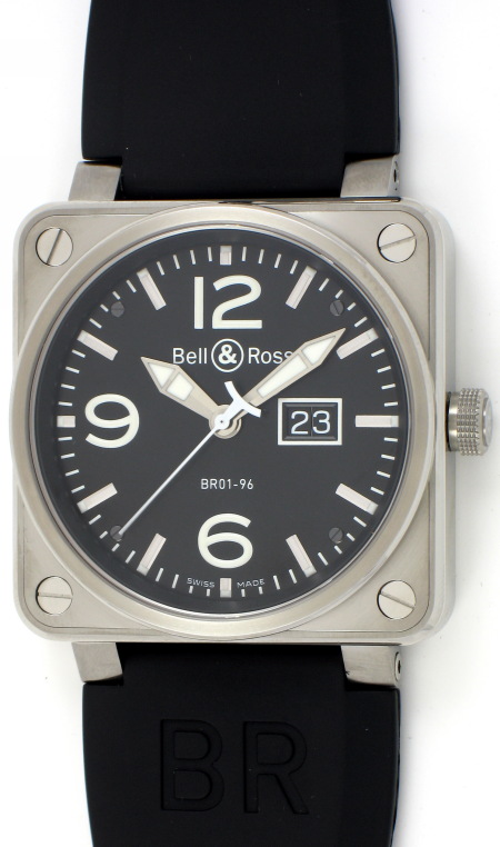 Bell & Ross - BR 01-96 Big Date : BR01-96-S : SOLD OUT : black dial