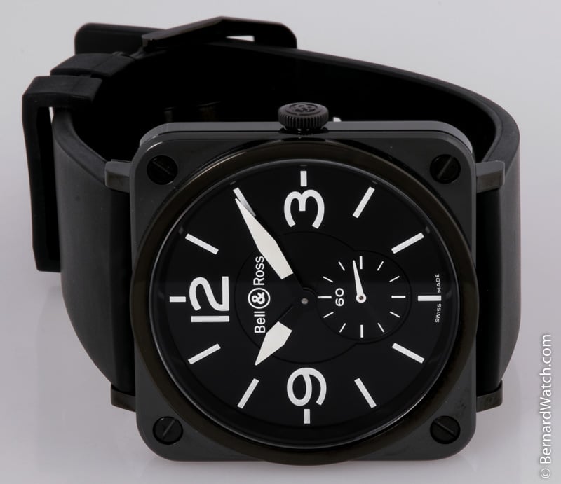 Bell & Ross - BR S Ceramic Quartz : BRS-98-BCS : SOLD OUT : black dial