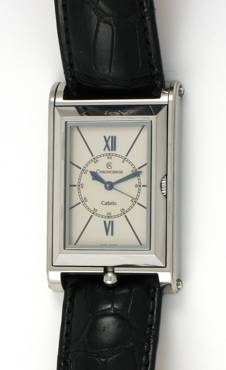 Chronoswiss - Cabrio Reverso : CH 2673 : SOLD OUT : silver dial on ...