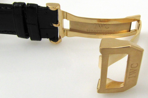 IWC - Portugieser 7-Day : IW500113 : SOLD OUT : silver dial on black ...