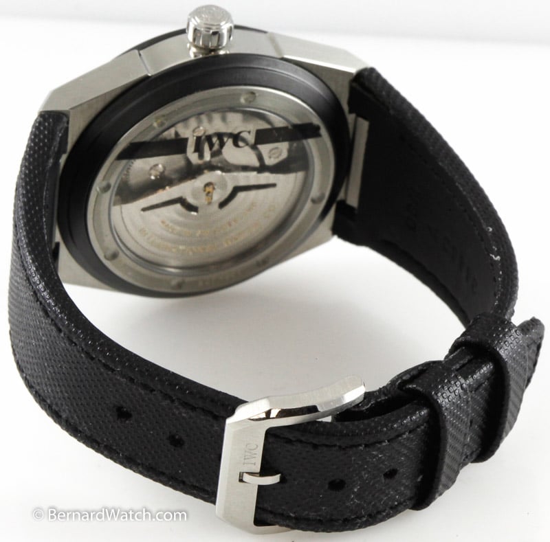 IWC - Ingenieur : IW323401 : SOLD OUT : black dial on black nylon strap