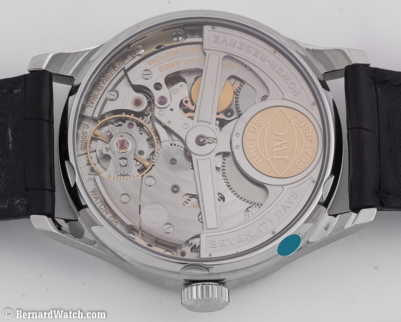 IWC - Portugieser 7-Day : IW500109 : SOLD OUT : black dial on black ...