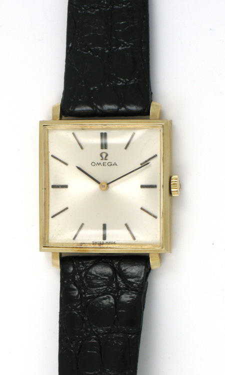 Omega - Vintage Square : D6624 : SOLD OUT : silver dial on original ...