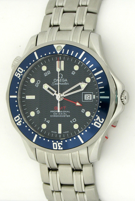 Omega - Seamaster Professional Co-Axial GMT : 2535.80 : SOLD OUT : blue wave dial
