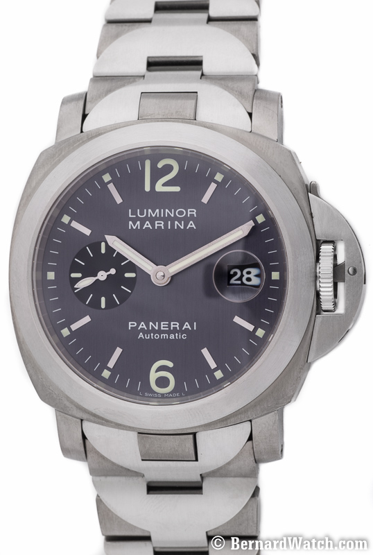 Panerai - Luminor Marina : PAM 91 : SOLD OUT : anthracite gray / black dial