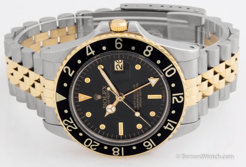 Rolex - GMT-Master : 16753 : SOLD OUT : black 'chaton' dial dial on ...