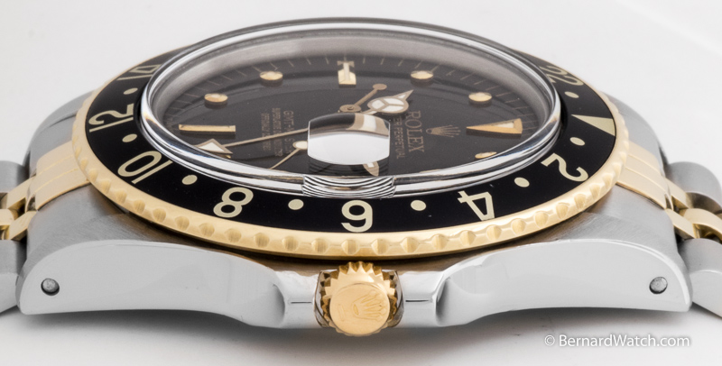 Rolex - GMT-Master : 16753 : SOLD OUT : black 'chaton' dial dial on ...