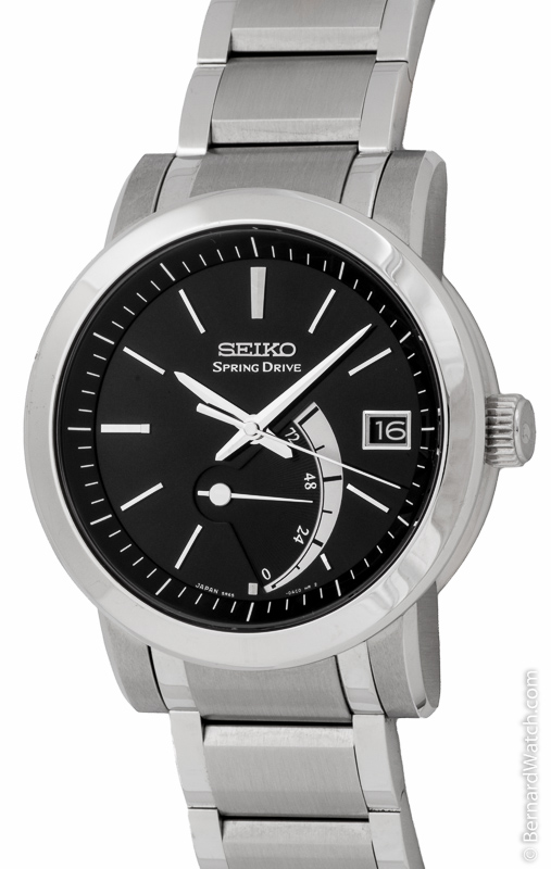 Seiko - Spring Drive Power Reserve : SNR005 : SOLD OUT : black dial on ...