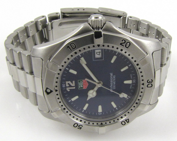 TAG Heuer - 2000 Classic : WK1113 : SOLD OUT : blue dial on Stainless Steel Bracelet