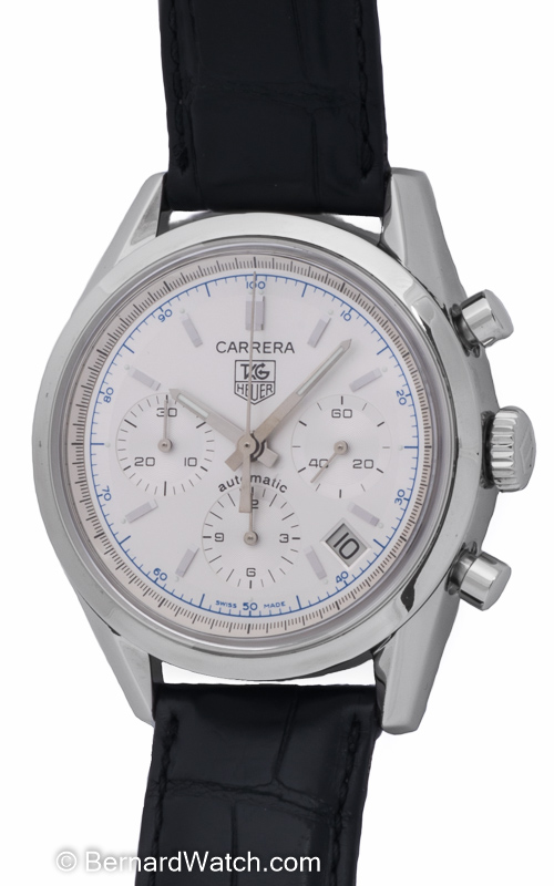TAG Heuer - Carrera Chronograph : CV2110 : SOLD OUT : silver dial on ...