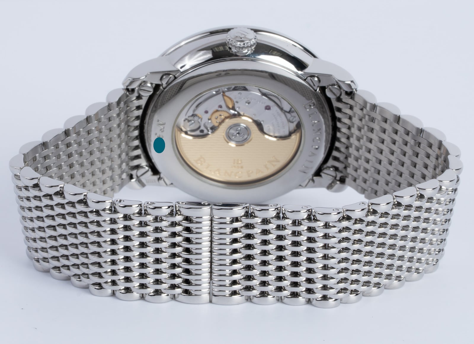 BlancPain Villeret Quantième Complet Phases de Lune GMT : 6676 1127 MMB ...