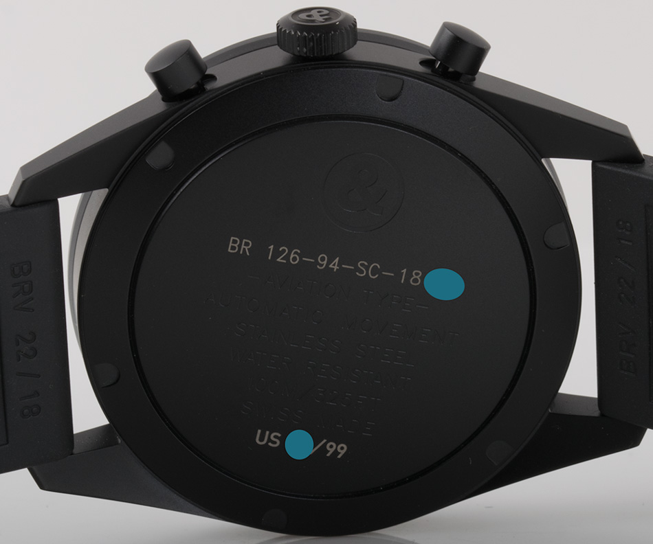 Bell & Ross - BR 126 Insignia US Chronograph : BRV126-BL-CA-CO/US ...