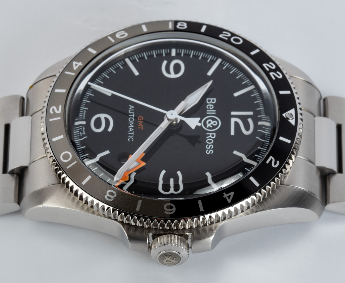 Bell Ross - BR V2-93 GMT : BRV293-BL-ST/SST : SOLD OUT : black dial on ...