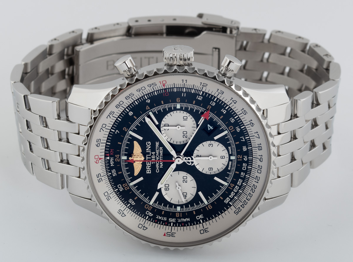 Breitling - Navitimer GMT 46 : AB044121/BD24 : SOLD OUT : black ...