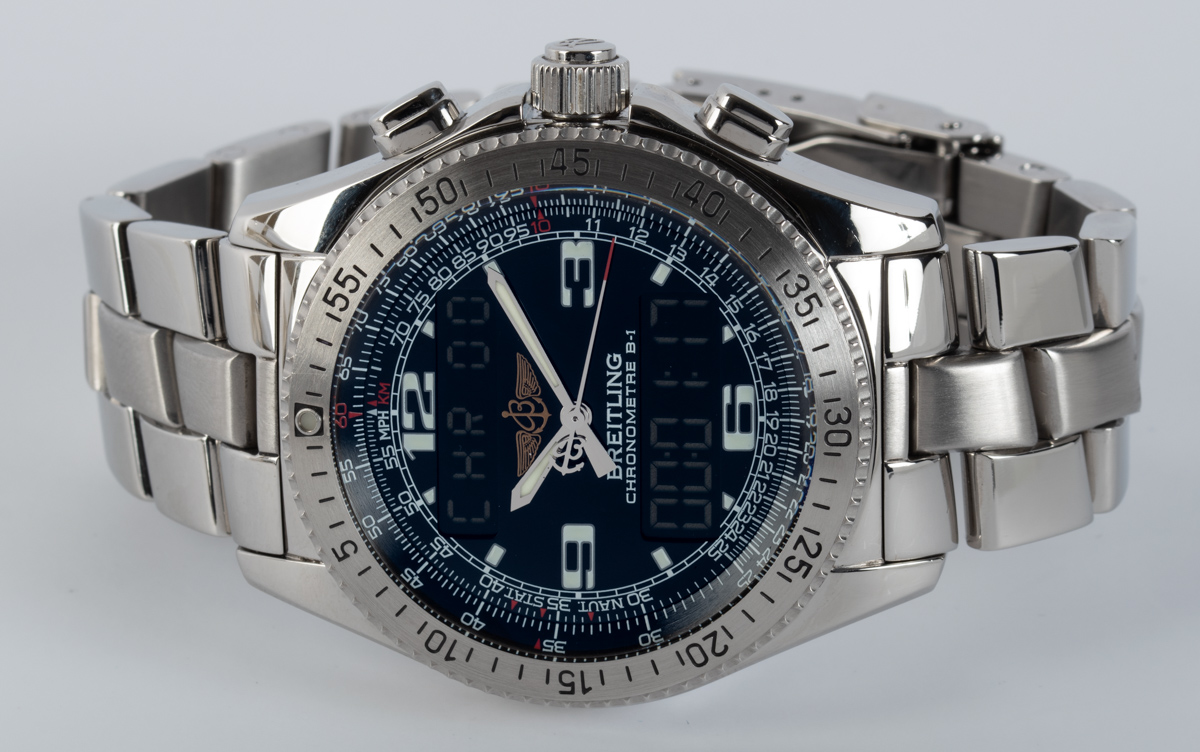 Breitling - B-1 : A78362 : SOLD OUT : black dial on Fighter bracelet ...