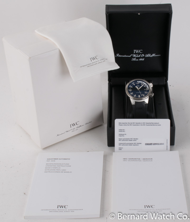 IWC - Aquatimer : IW354807 : SOLD OUT : black dial on black rubber strap