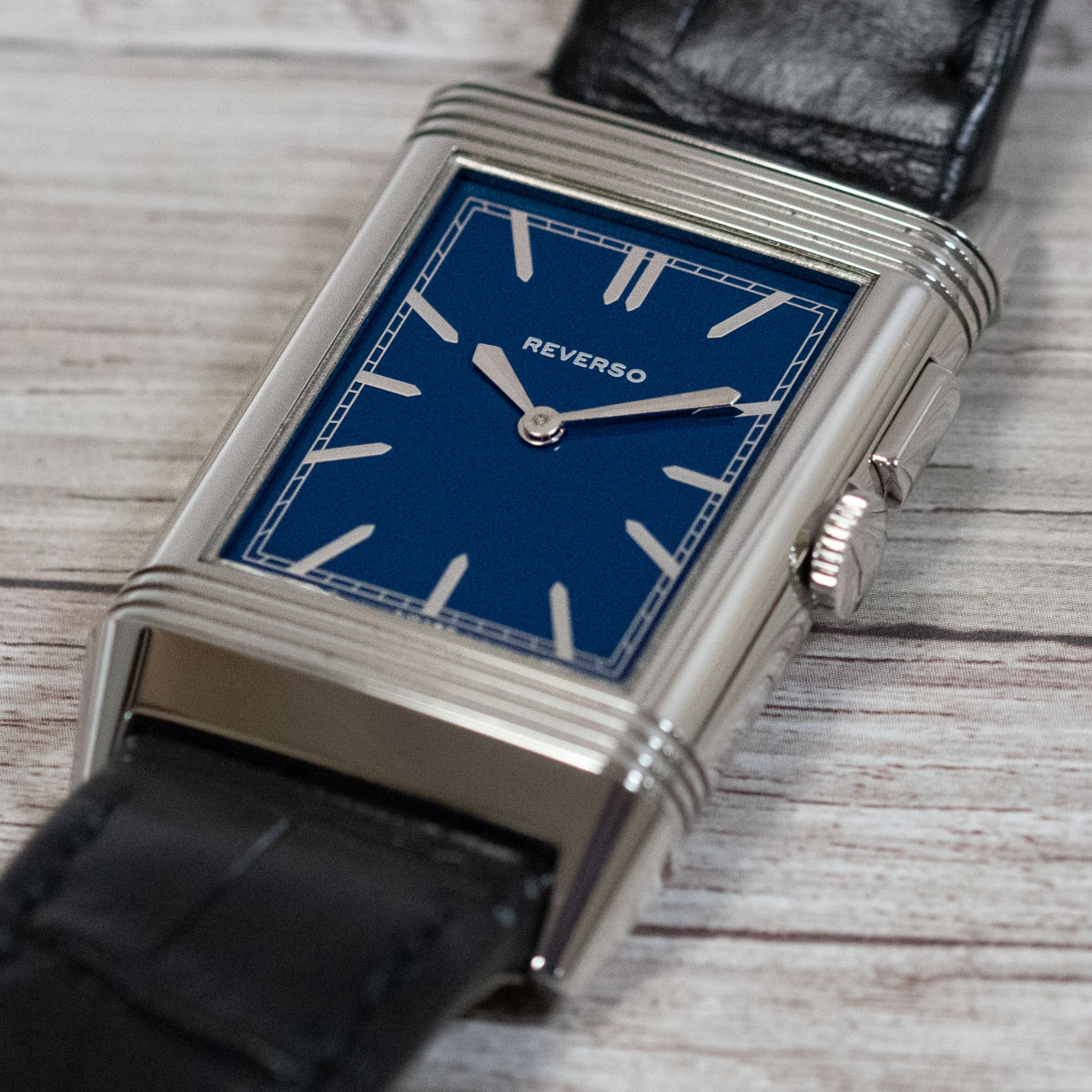 Jaeger-LeCoultre Reverso Ultra Thin Duoface Blue Boutique Edition ...
