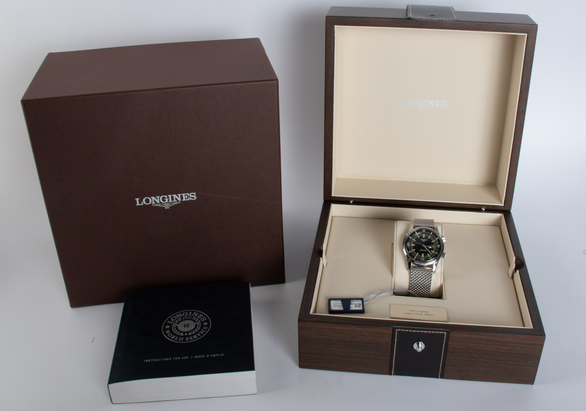 Longines - Heritage Legend Diver : L3.774.4.50.6 : SOLD OUT : black dial