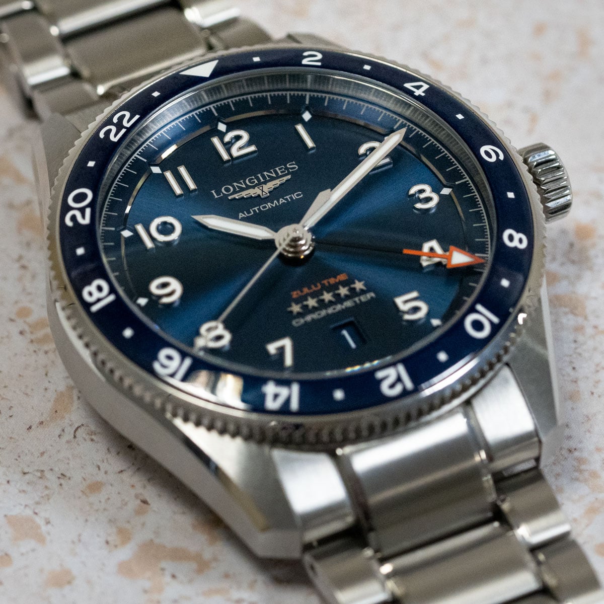 Longines Spirit Zulu Time GMT : L3.812.4.93.6