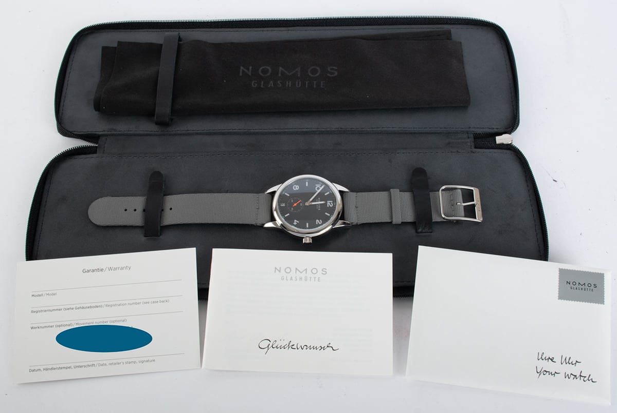 Nomos Glashutte - Club Date Atlantic : 776 : SOLD OUT : Atlantic blue dial