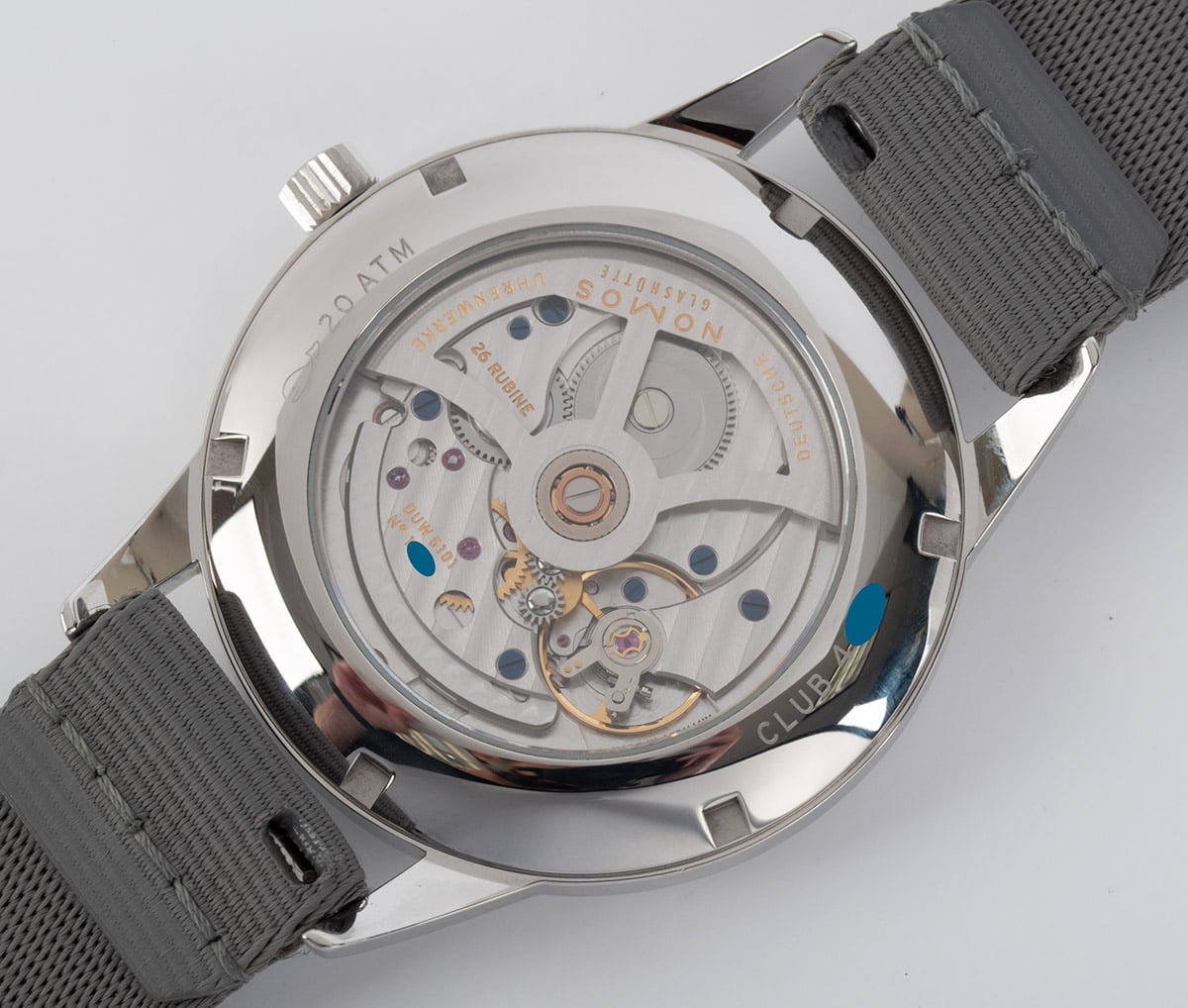 Nomos Glashutte - Club Date Atlantic : 776 : SOLD OUT : Atlantic blue dial