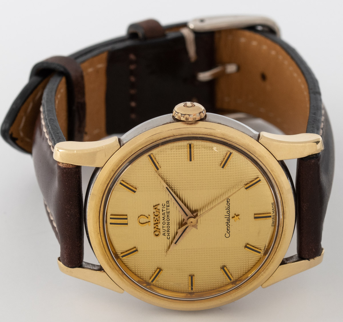 Omega - Constellation : 14381 10 SC : SOLD OUT : fancy champagne dial ...