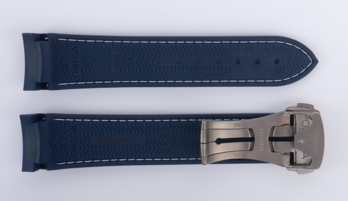 Omega : Rubber Deployant Strap : Used Watch For Sale