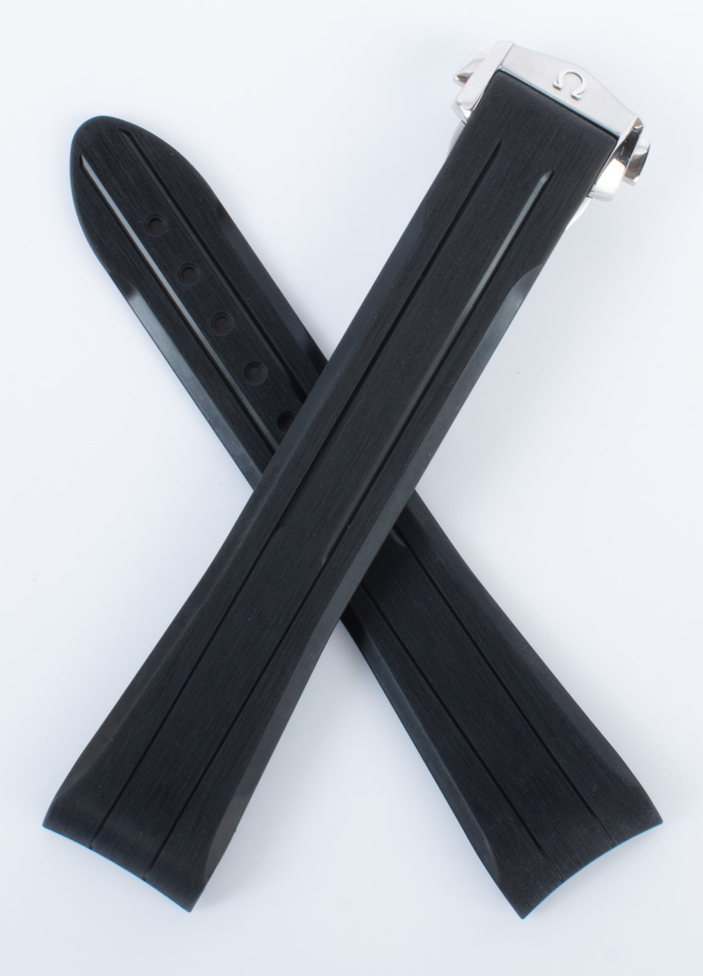 Omega Rubber 'Moon' Deployant Strap