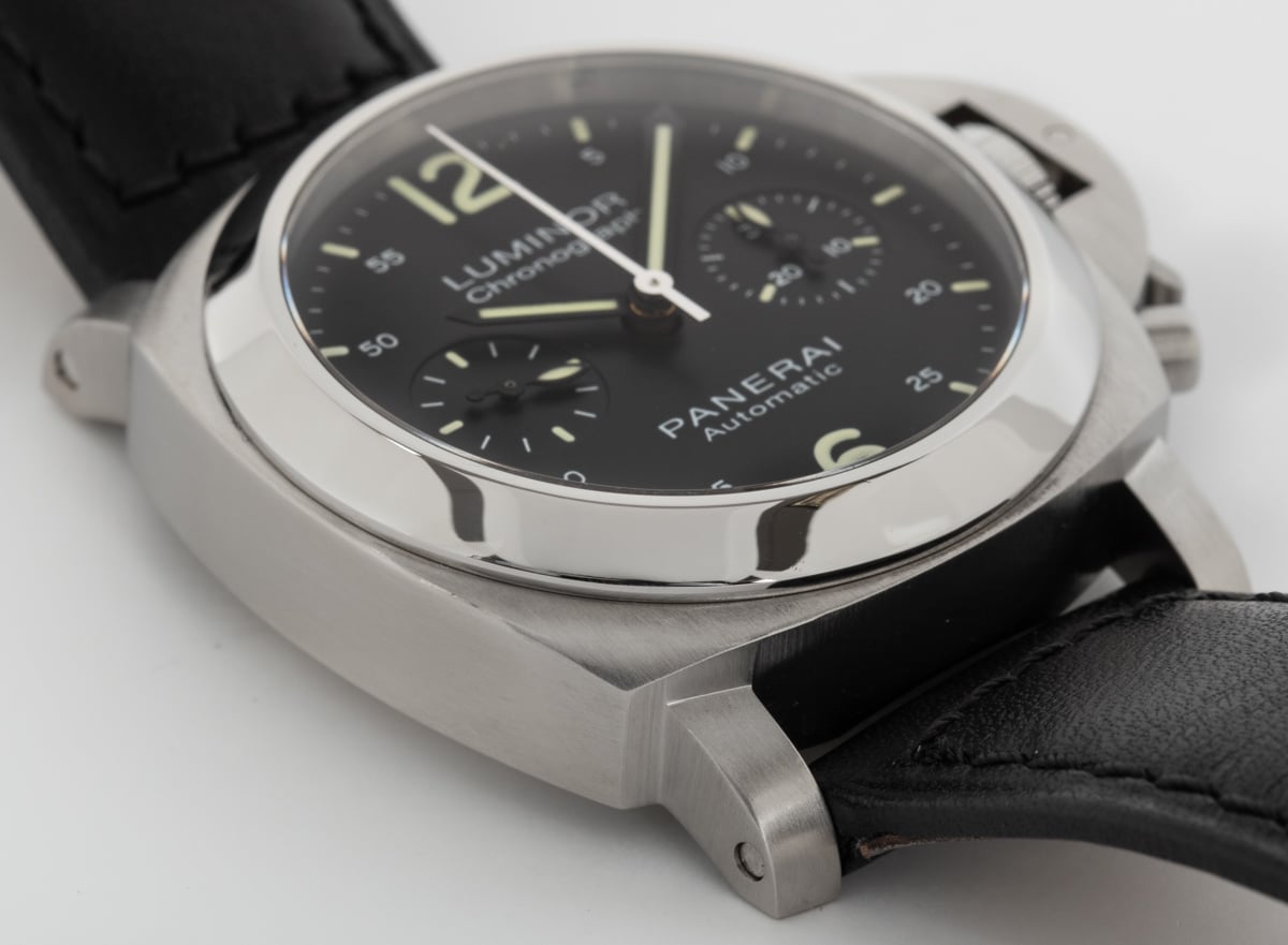 Panerai - Luminor Chronograph : PAM 310 : SOLD OUT : black dial on ...