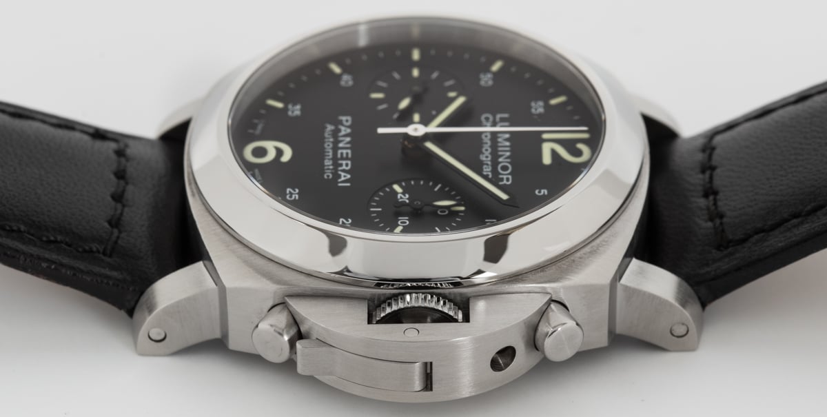 Panerai - Luminor Chronograph : PAM 310 : SOLD OUT : black dial on ...