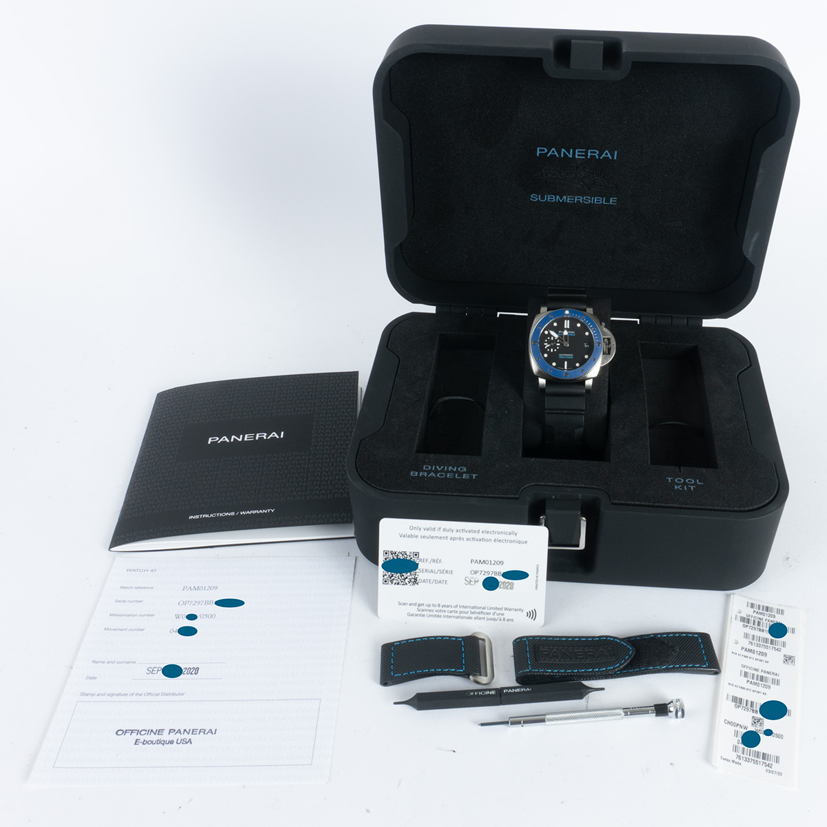 Panerai Submersible Azzurro 42 : PAM 1209