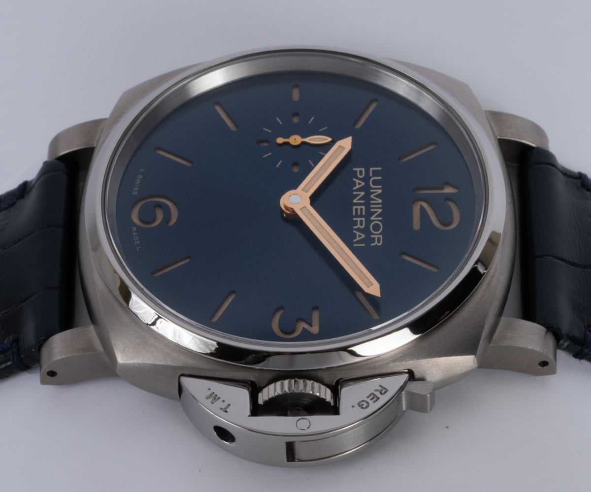 Panerai - Luminor Due 42 : PAM 728 : SOLD OUT : blue 'sandwich' dial on ...