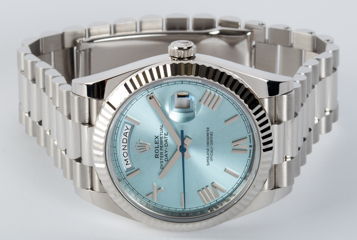 Rolex Day-Date 40 President : m228236-0012 ice blue dial Rolex Day-Date 40 President : m228236-0012 ice blue dial