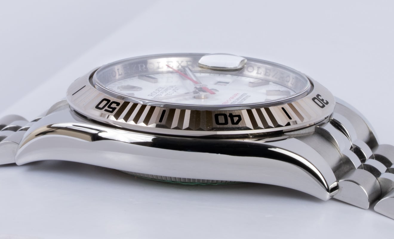 Rolex Datejust Turn-O-Graph 'Thunderbird' : 116264 Z serial : white ...