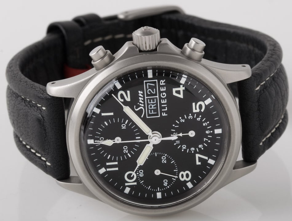 Sinn - 356 Flieger (Pilot) Chronograph : 356 Acrylic : SOLD OUT : black ...